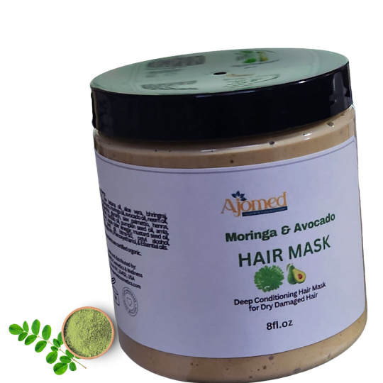 MORINGA Hair Mask, Rosemary Amla Bhringraj, Ayurvedic Scalp Deep Condi ...